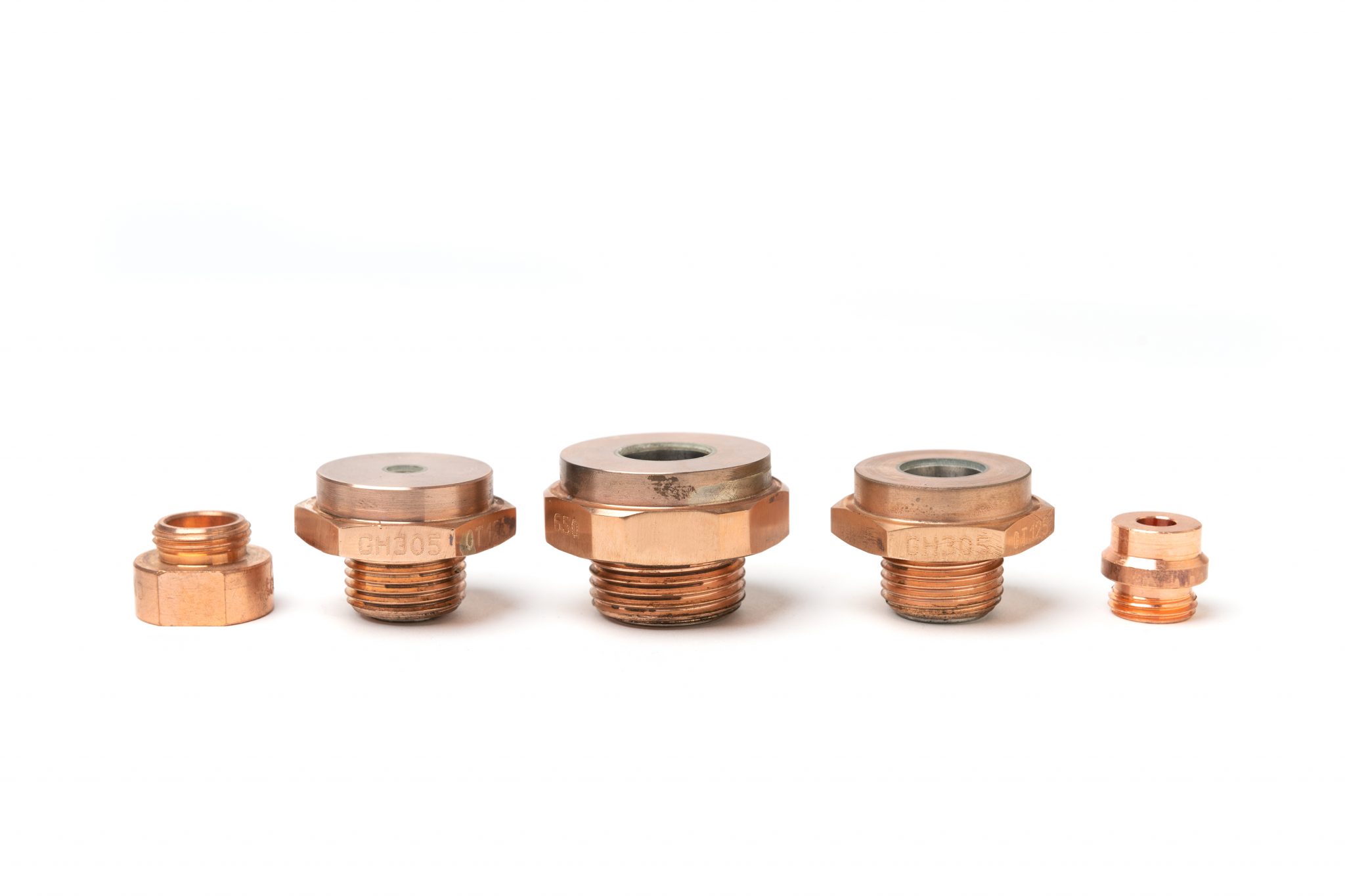 Projection Welding Heads: Copper Alloy & Tungsten-faced